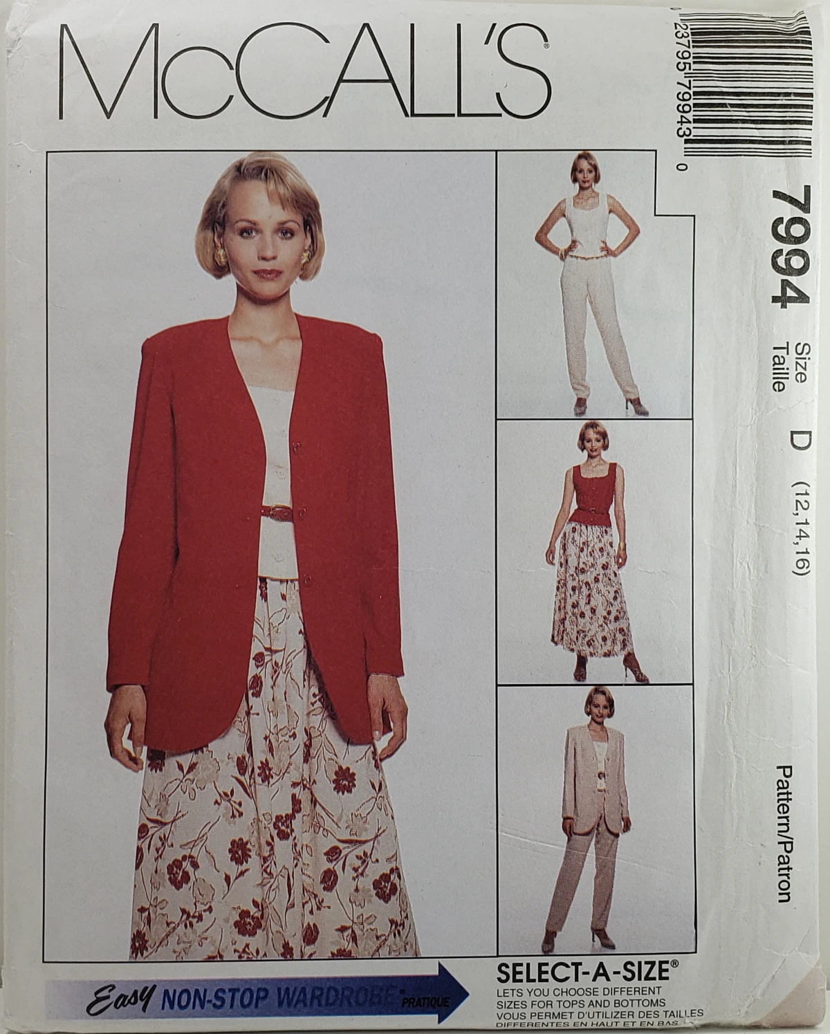 McCall's 7994 B | Vintage Sewing Patterns | Fandom