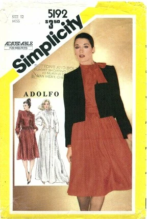 Simplicity 5192 A | Vintage Sewing Patterns | Fandom
