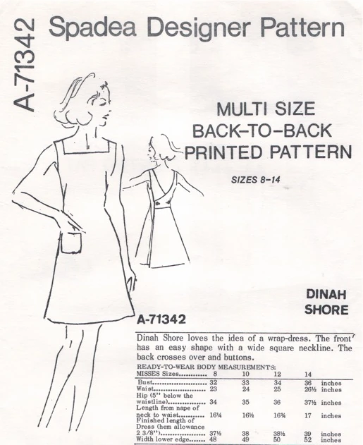 Spadea A-71342 | Vintage Sewing Patterns | Fandom