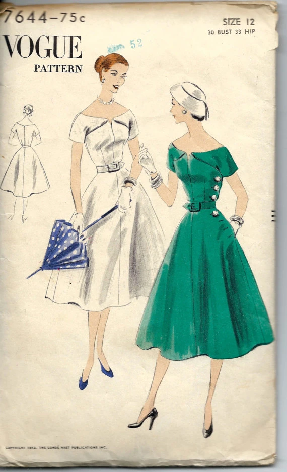 Vogue 7644 A | Vintage Sewing Patterns | Fandom