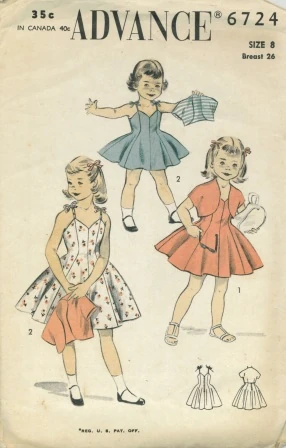 Advance 6724 | Vintage Sewing Patterns | Fandom
