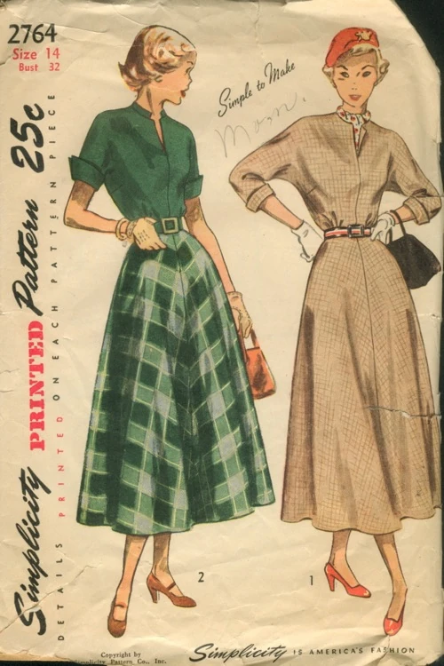 Simplicity 2764 | Vintage Sewing Patterns | Fandom