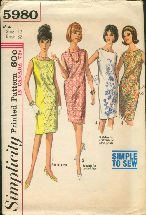 Simplicity 5980 | Vintage Sewing Patterns | Fandom