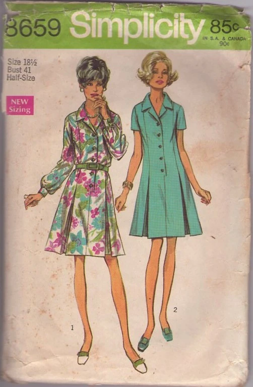Simplicity 8659 A | Vintage Sewing Patterns | Fandom