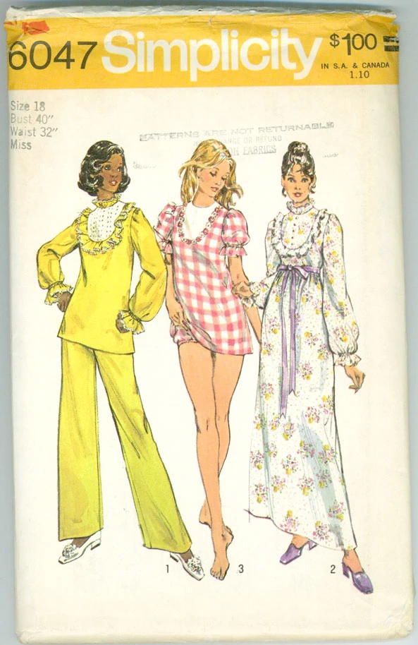 Simplicity 6047 | Vintage Sewing Patterns | Fandom