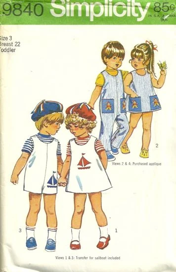Simplicity 9840 | Vintage Sewing Patterns | Fandom