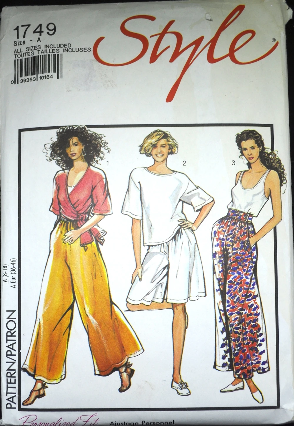 Style 1749 A | Vintage Sewing Patterns | Fandom