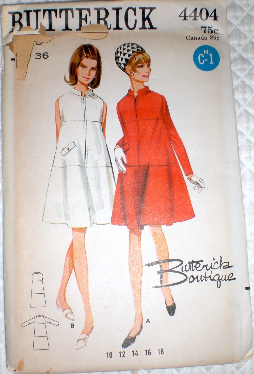 Butterick 4404 A | Vintage Sewing Patterns | Fandom
