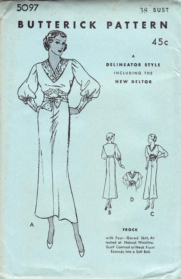 Butterick 5097 C | Vintage Sewing Patterns | Fandom