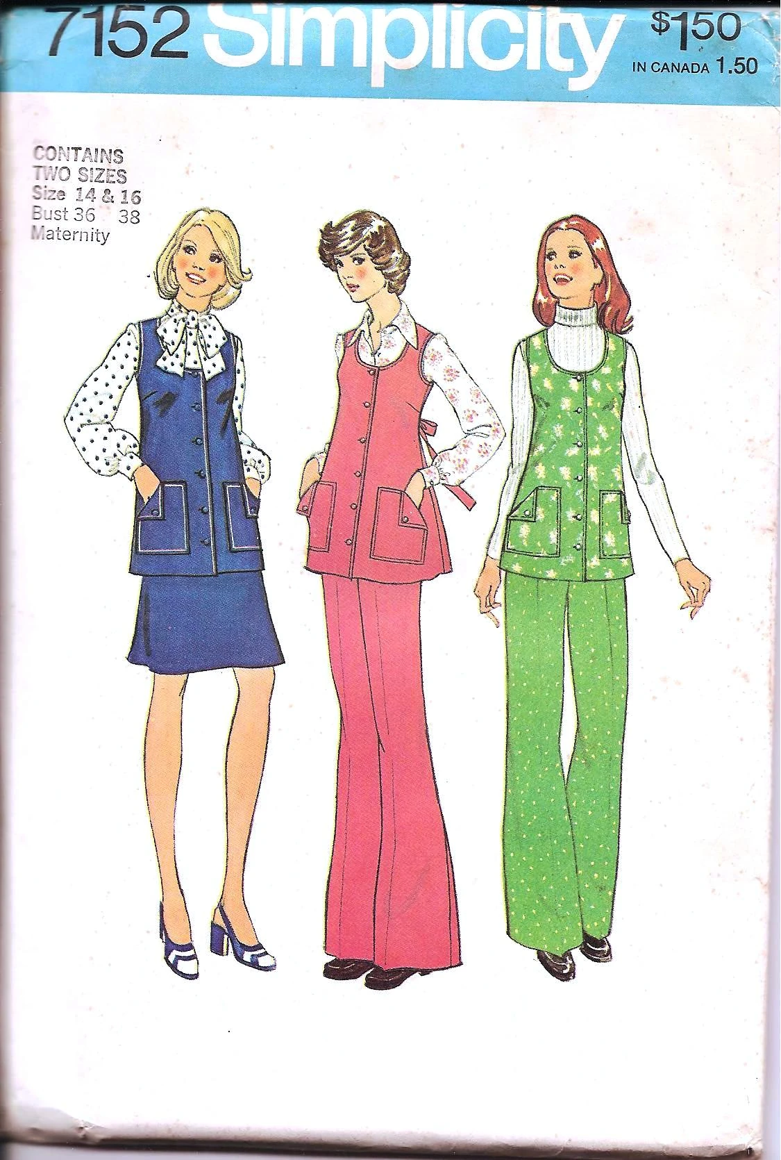 Simplicity 7152 | Vintage Sewing Patterns | Fandom