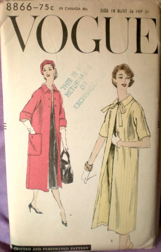 Vogue 8866 | Vintage Sewing Patterns | Fandom