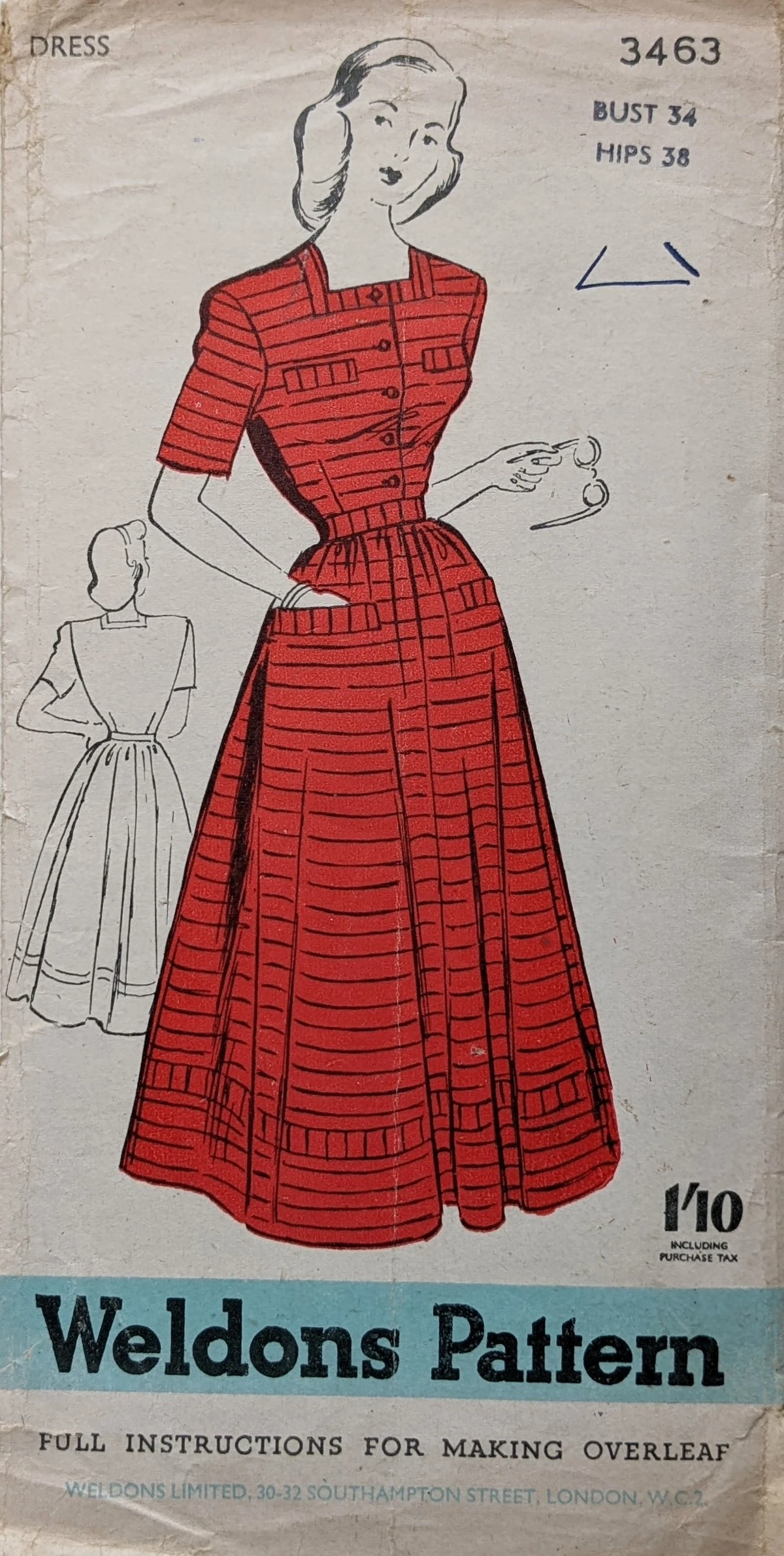 Weldons 3463 | Vintage Sewing Patterns | Fandom