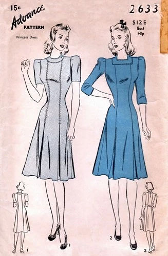 Advance 2633 | Vintage Sewing Patterns | Fandom