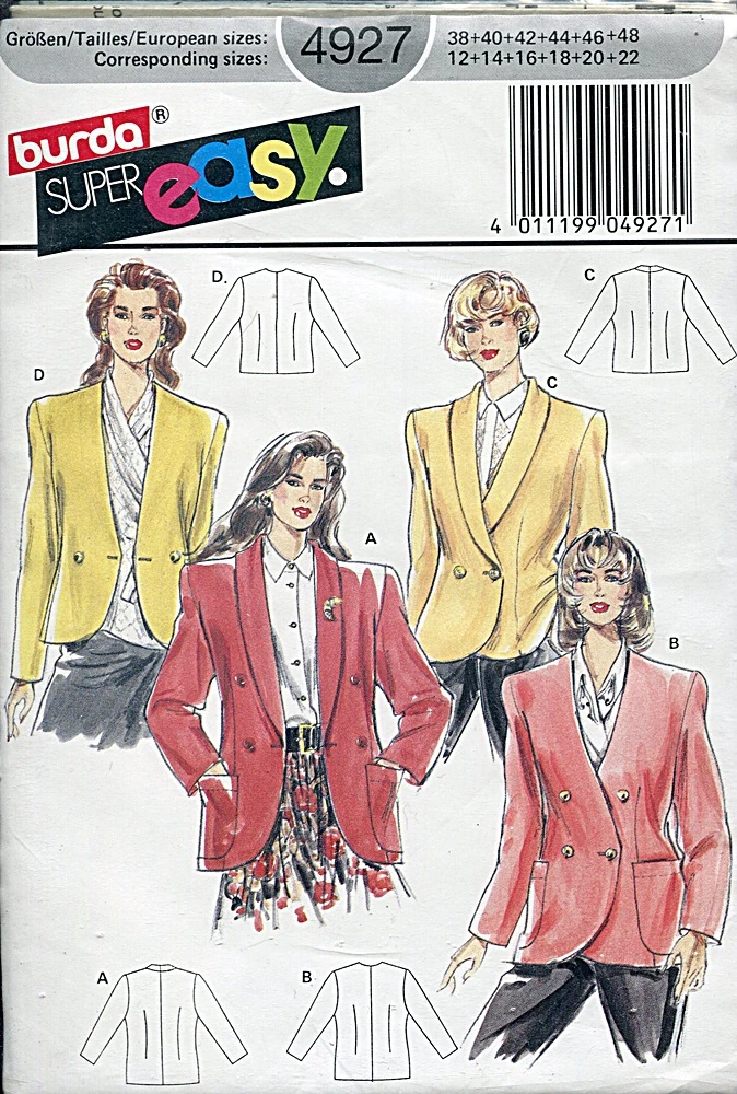 Burda 4927 | Vintage Sewing Patterns | Fandom