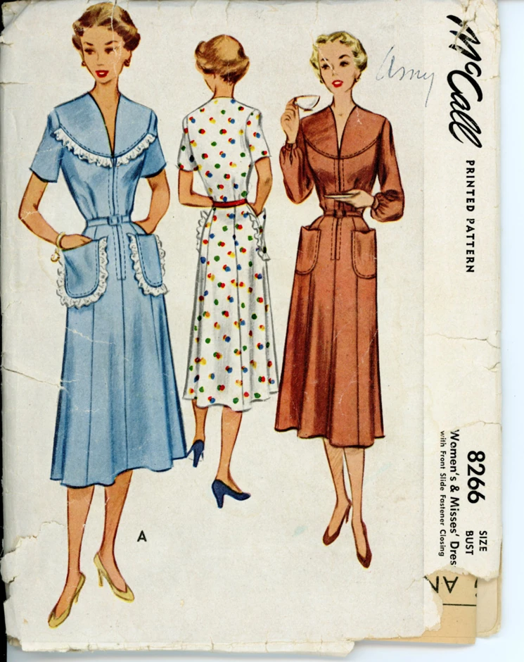 McCall 8266 | Vintage Sewing Patterns | Fandom