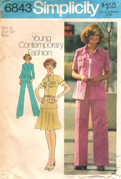 Simplicity 6843 | Vintage Sewing Patterns | Fandom