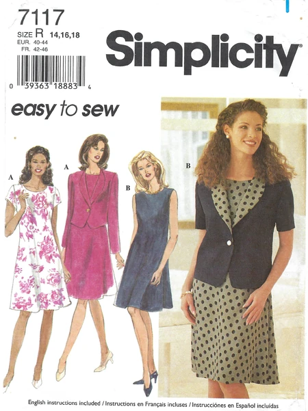 Simplicity 7117 E | Vintage Sewing Patterns | Fandom