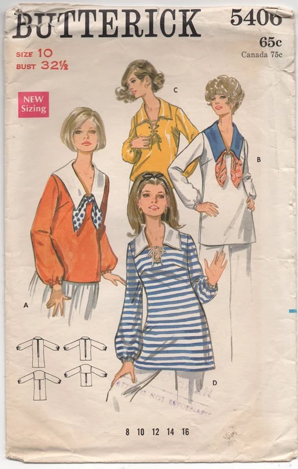Butterick 5406 A | Vintage Sewing Patterns | Fandom