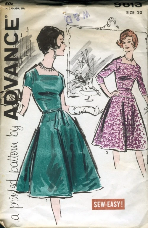 Advance 9613 | Vintage Sewing Patterns | Fandom