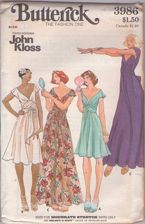 Butterick 3986 | Vintage Sewing Patterns | Fandom