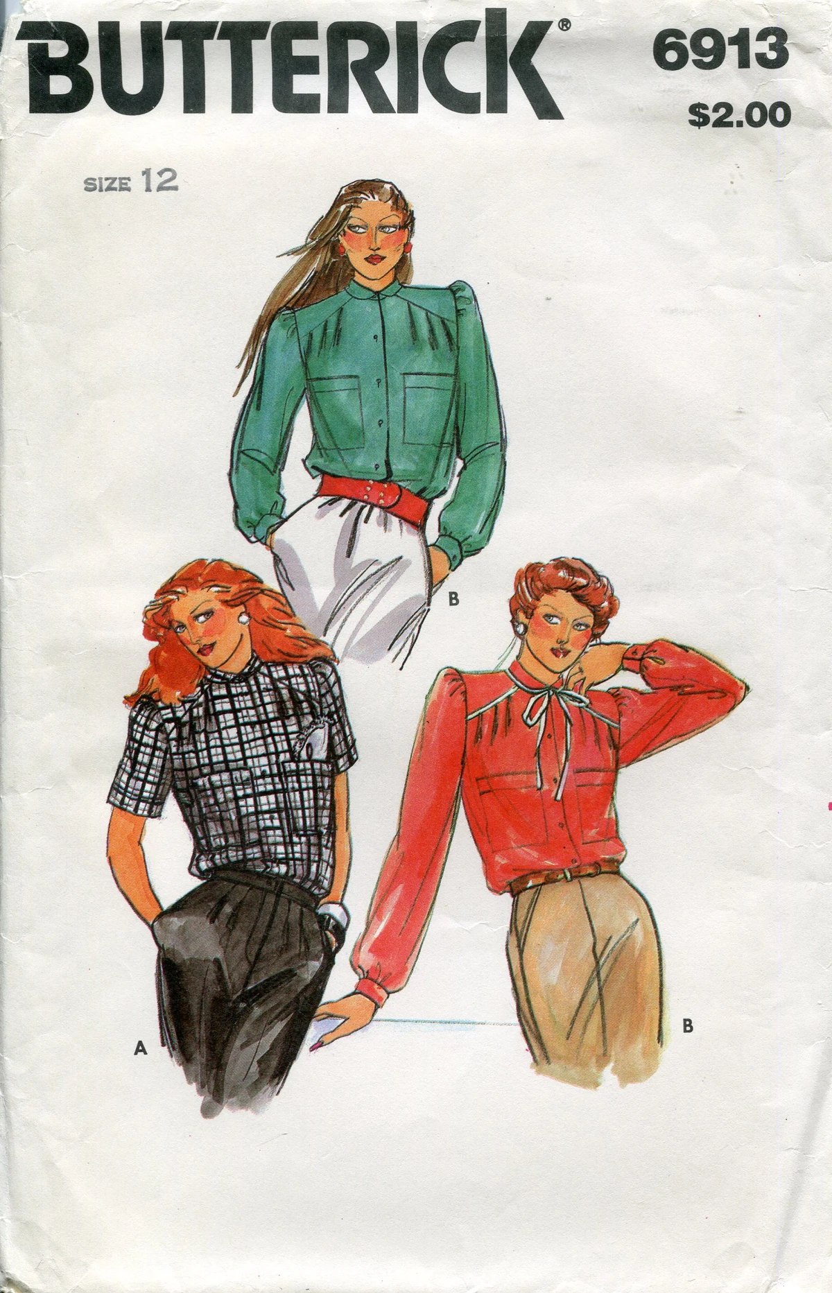 Butterick 6913 B | Vintage Sewing Patterns | Fandom
