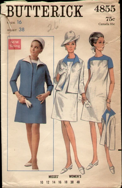 Butterick 4855 | Vintage Sewing Patterns | Fandom