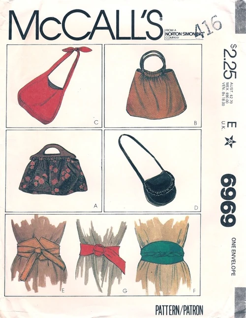 McCall's 6969 A | Vintage Sewing Patterns | Fandom