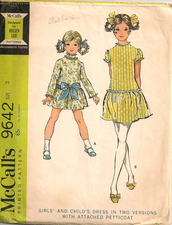 McCall's 9642 | Vintage Sewing Patterns | Fandom
