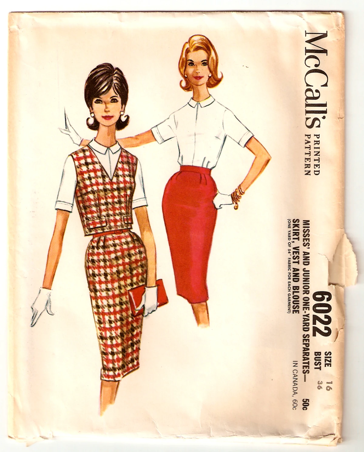 McCall's 6022 | Vintage Sewing Patterns | Fandom