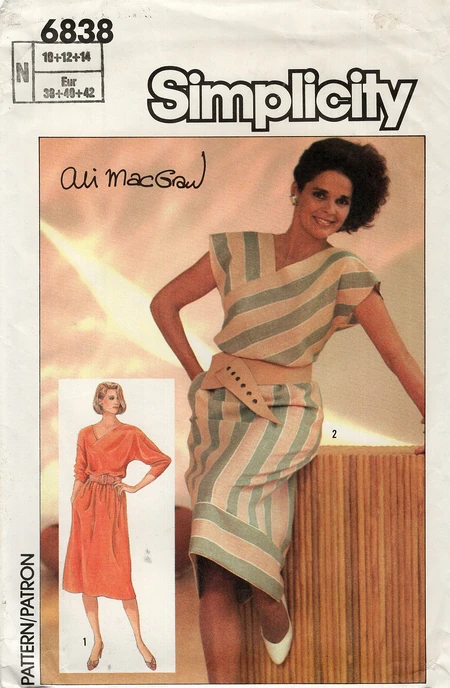 Simplicity 6838 B | Vintage Sewing Patterns | Fandom