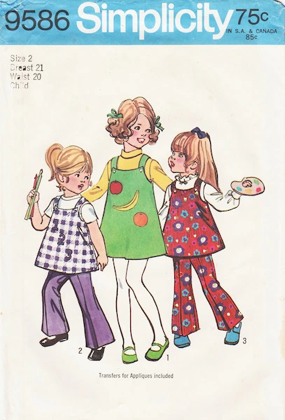 Simplicity 9586 A | Vintage Sewing Patterns | Fandom