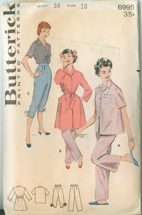 Butterick 6995 B | Vintage Sewing Patterns | Fandom