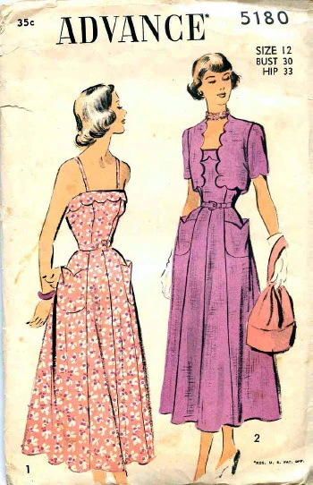 Advance 5180 | Vintage Sewing Patterns | Fandom