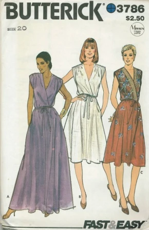 Butterick 3786 B | Vintage Sewing Patterns | Fandom
