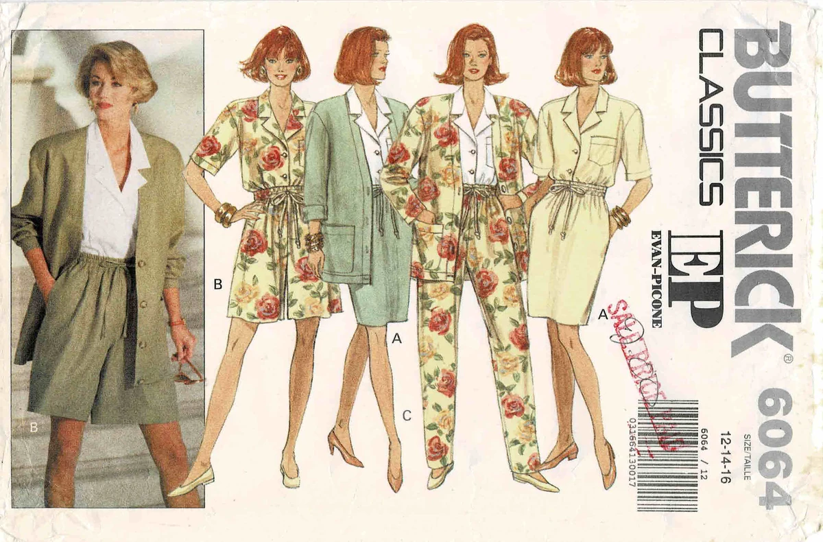 Butterick 6064 A | Vintage Sewing Patterns | Fandom