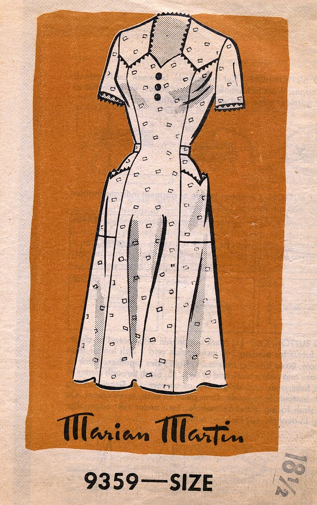 Marian Martin 9359 | Vintage Sewing Patterns | Fandom
