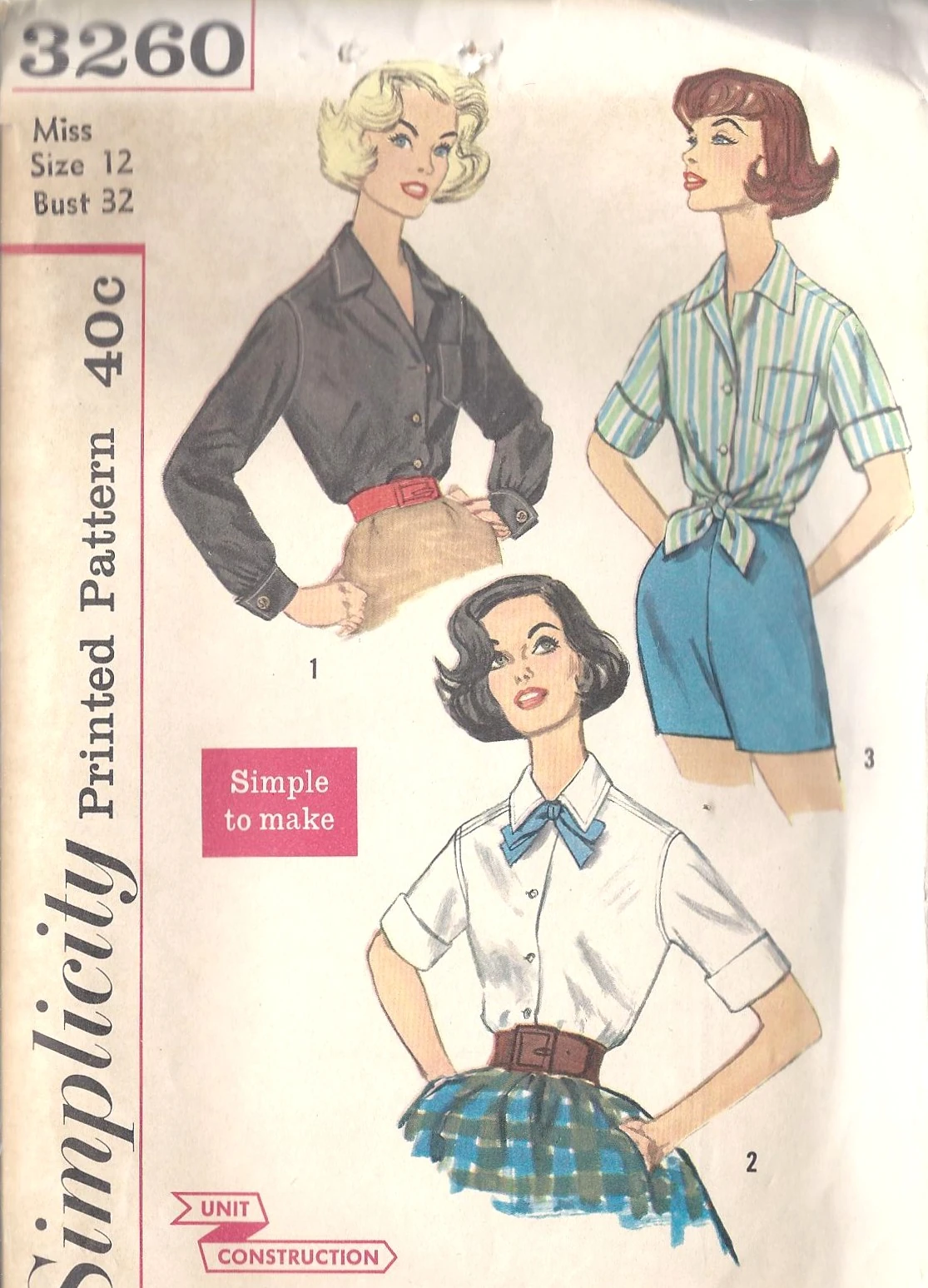 Simplicity 3260 A | Vintage Sewing Patterns | Fandom