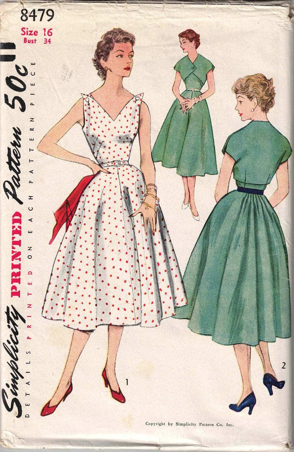 Simplicity 8479 A | Vintage Sewing Patterns | Fandom