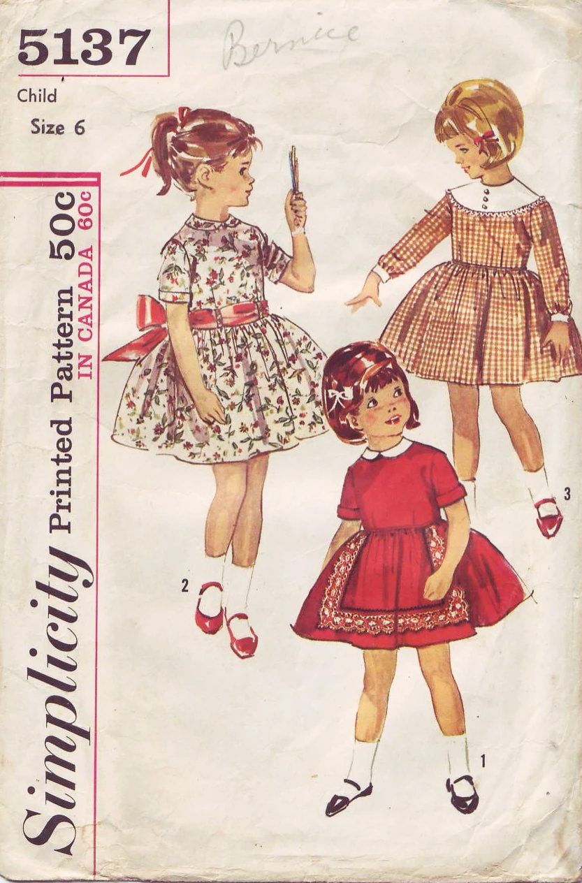Simplicity 5137 | Vintage Sewing Patterns | Fandom