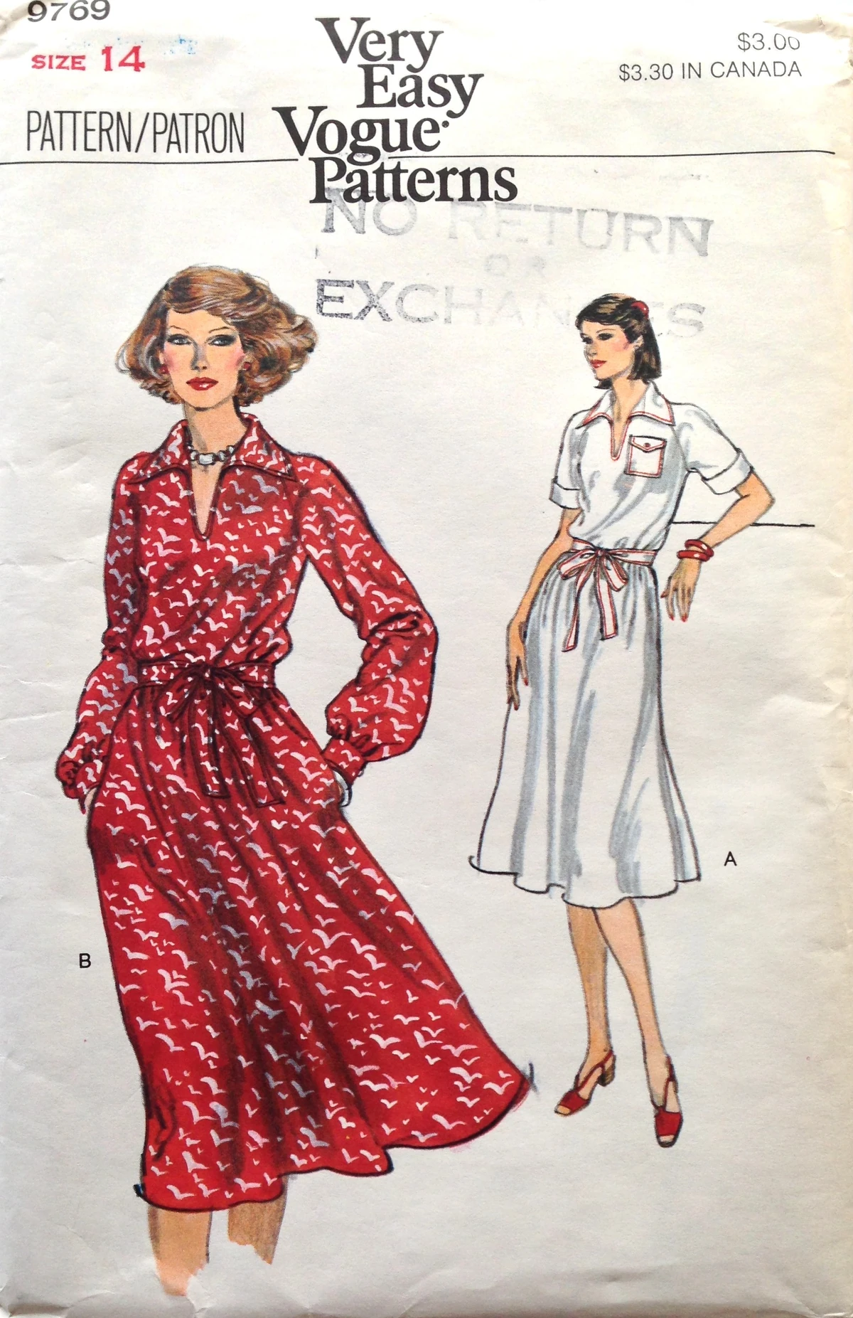 Vogue 9769 A | Vintage Sewing Patterns | Fandom