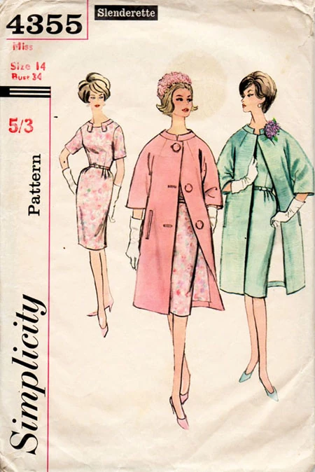 Simplicity 4355 A | Vintage Sewing Patterns | Fandom