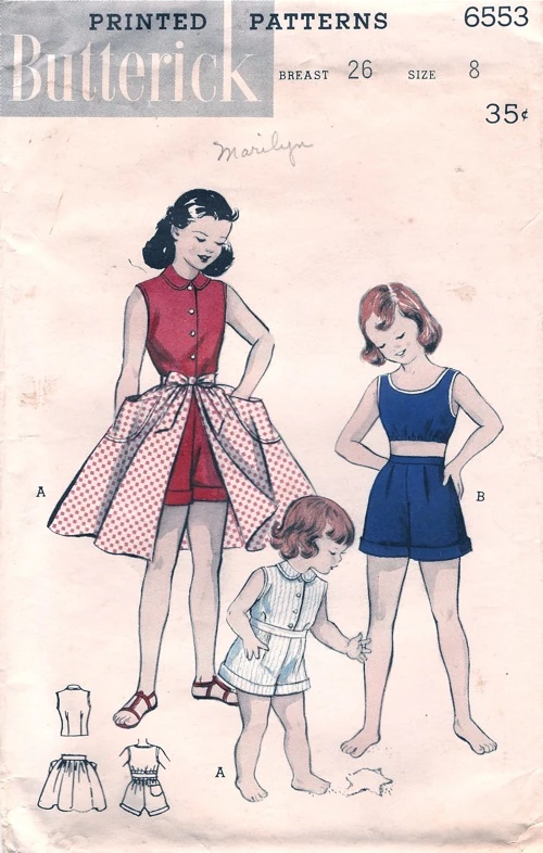 Butterick 6553 A | Vintage Sewing Patterns | Fandom