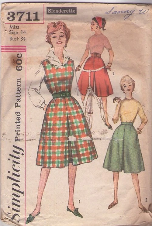 Simplicity 3711 | Vintage Sewing Patterns | Fandom