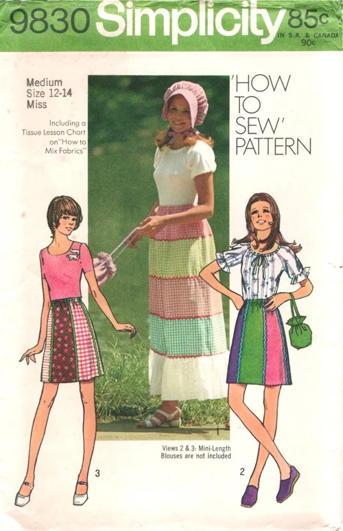 Simplicity 9830 | Vintage Sewing Patterns | Fandom