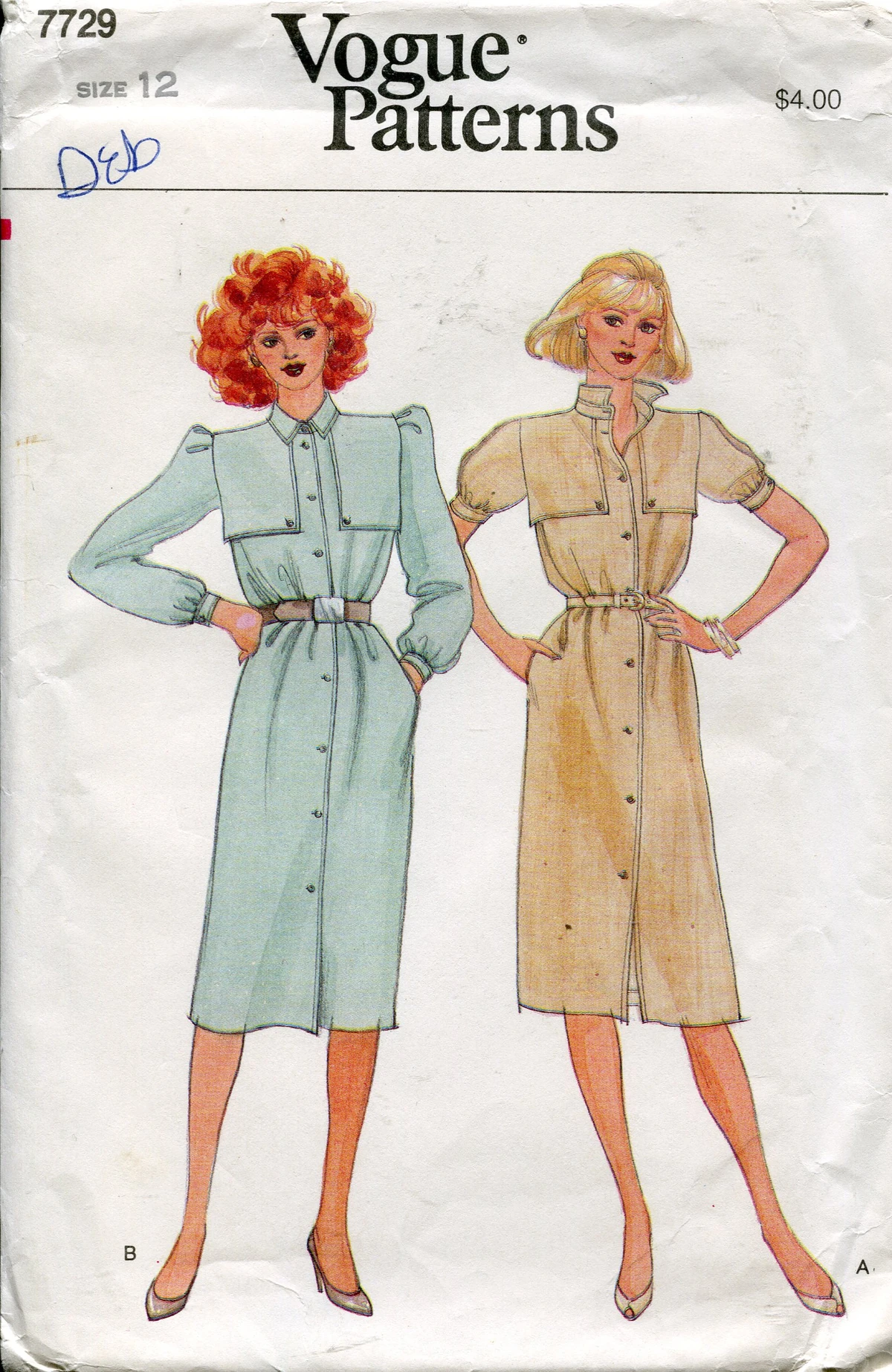 Vogue 7729 B | Vintage Sewing Patterns | Fandom