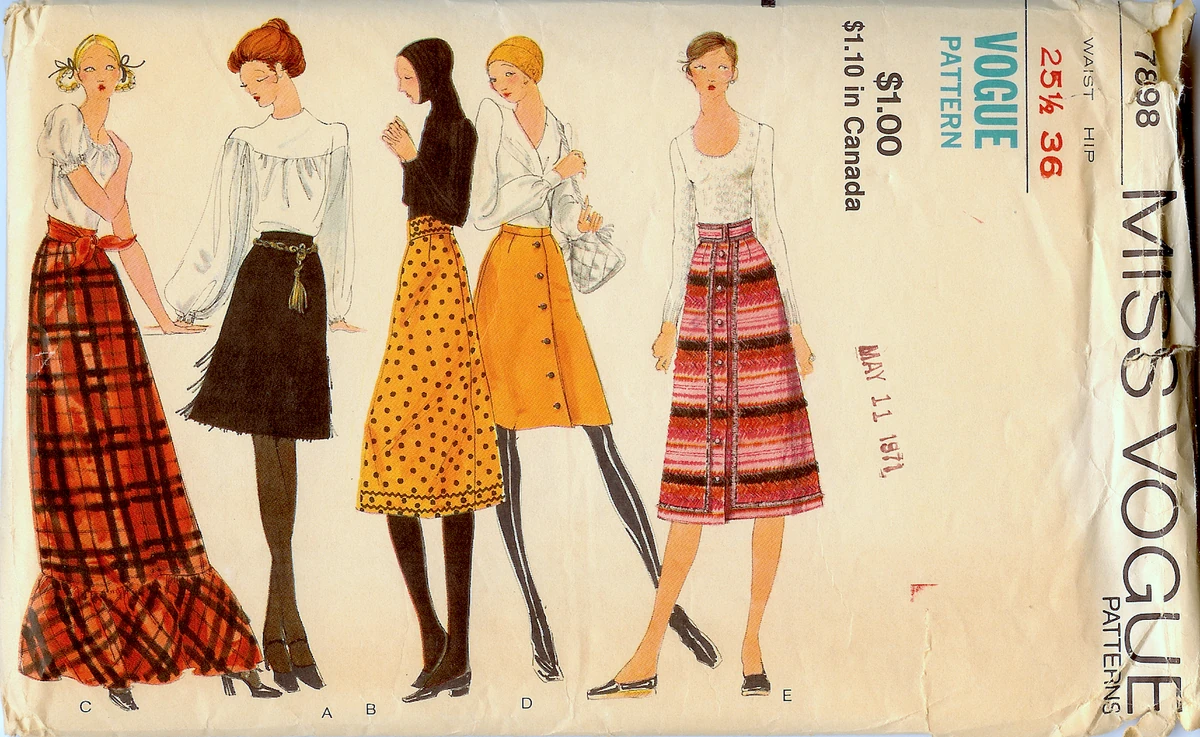 Vogue 7898 | Vintage Sewing Patterns | Fandom