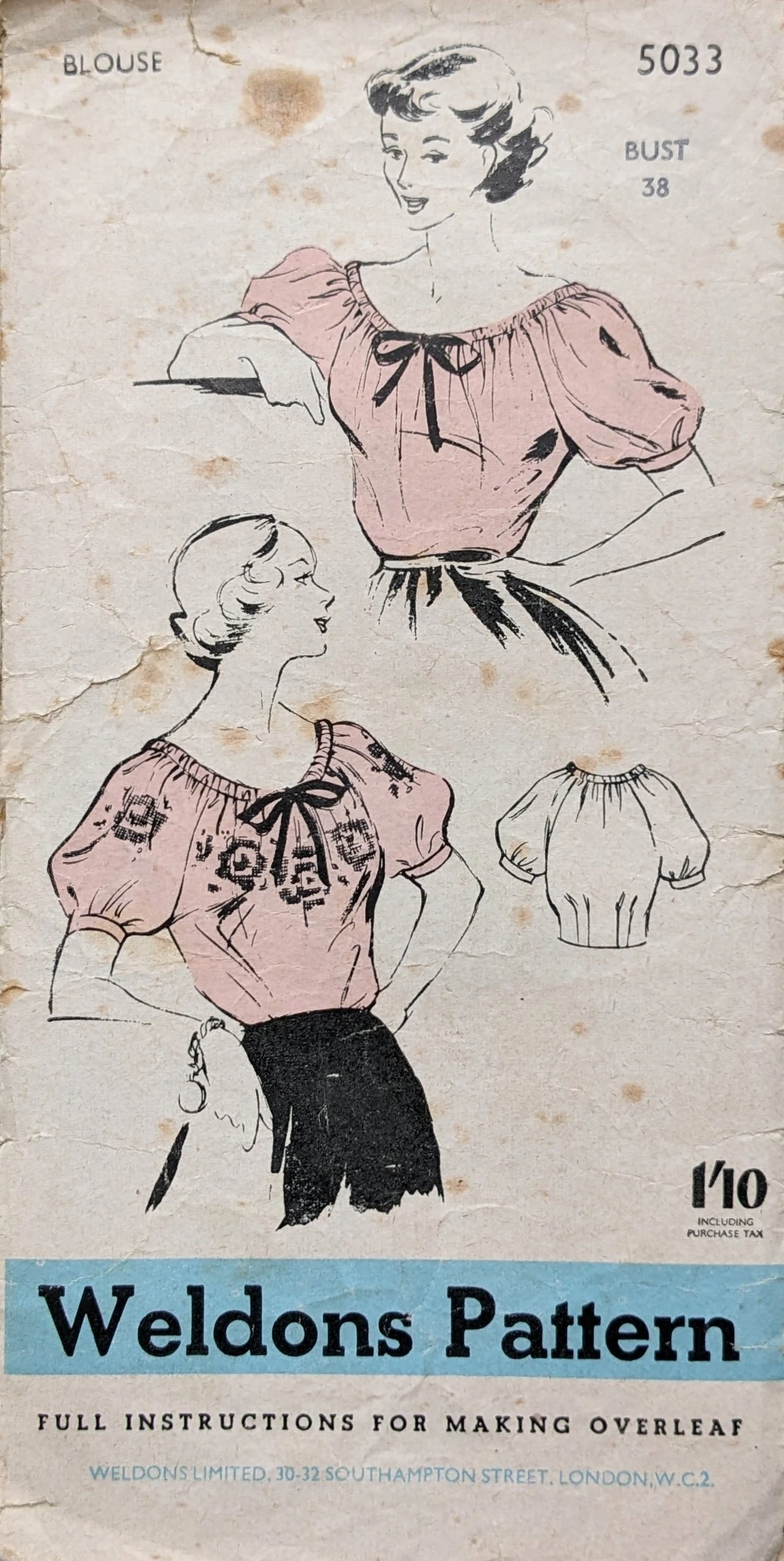 Weldons 5033 | Vintage Sewing Patterns | Fandom