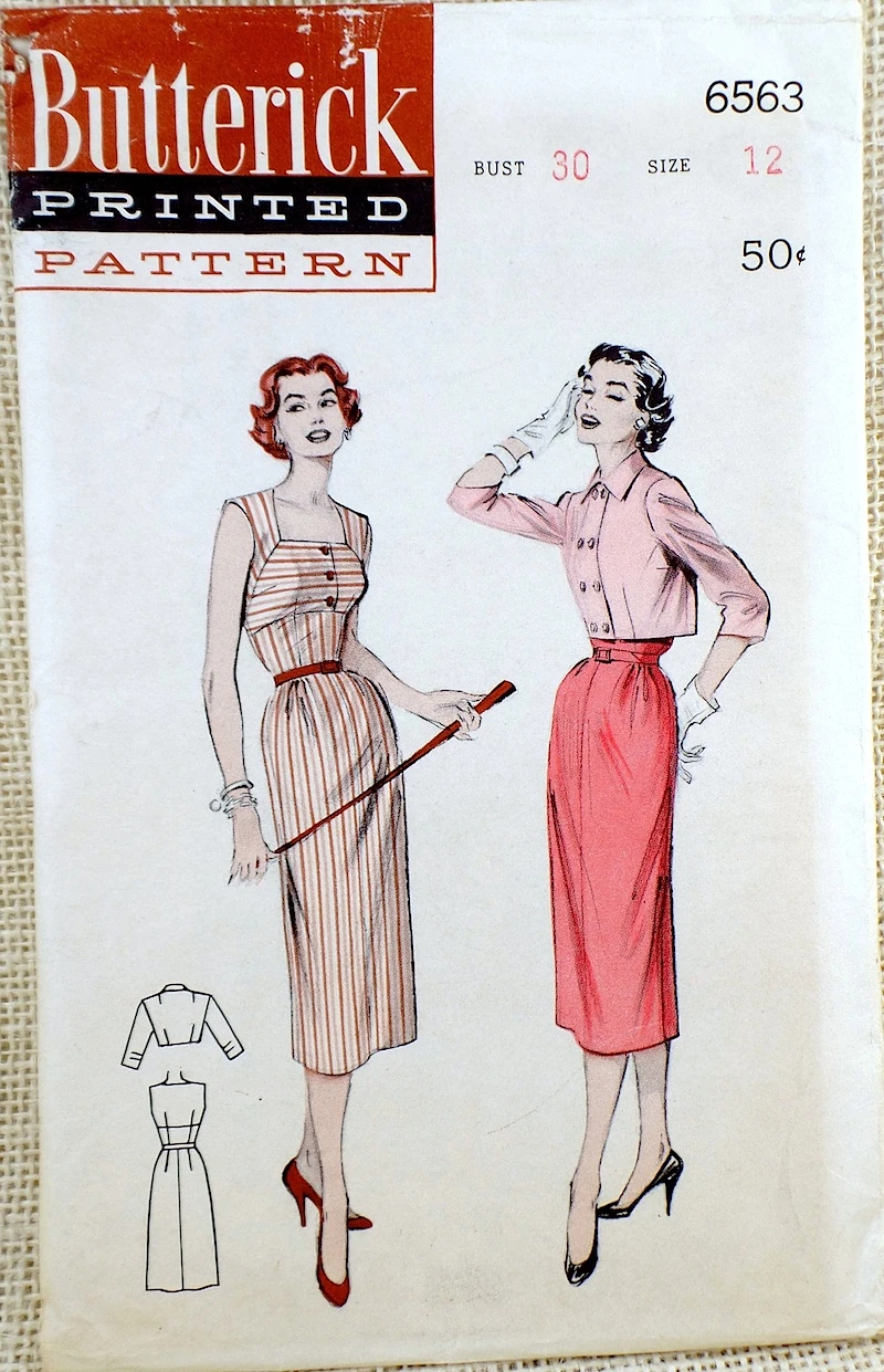 Butterick 6563 | Vintage Sewing Patterns | Fandom