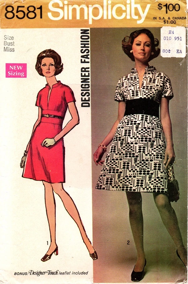 Simplicity 8581 B | Vintage Sewing Patterns | Fandom