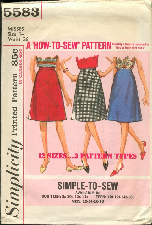 Simplicity 5583 | Vintage Sewing Patterns | Fandom